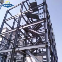 China High Seismic Resistance Prefabricated High Rise Buildings Q355b Steel Structure for sale