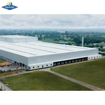 China Industrial Light Gauge Steel Structure Workshop With 20 Ton Crane for sale
