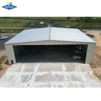 China Prefab Construction System Custom Steel Buildings Aircraft Hangar for sale