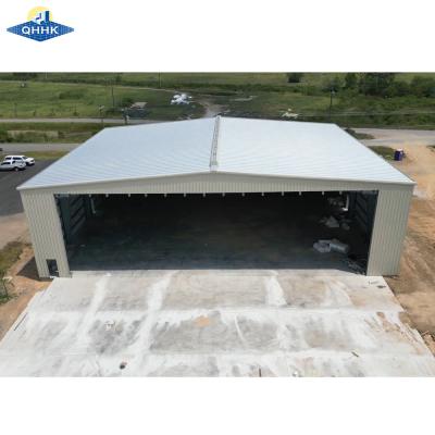 China Prefab Construction System Custom Steel Buildings Aircraft Hangar for sale