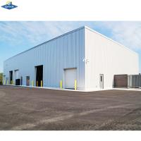 China Heavy / Light Steel Structures Prefabricated Warehouse For Large Scale Storage With H Steel for sale