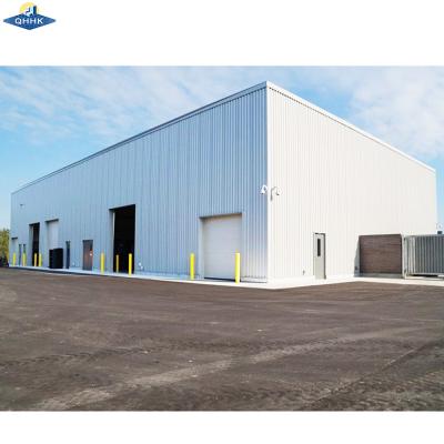 China Heavy / Light Steel Structures Prefabricated Warehouse For Large Scale Storage With H Steel for sale