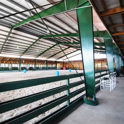 China Covered Or Enclosed Pre-Engineered Steel Equestrian Arenas Metal for sale