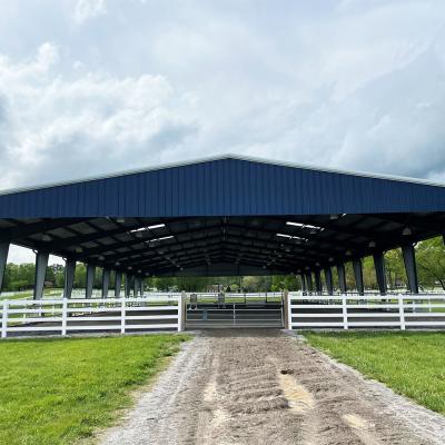 China Prefabricated Steel Stable Equestrian Buildings Riding Arenas for sale