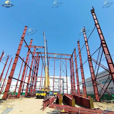 China Optional Fire Protection System Steel Structural Constructions with Sandwich Panel Roof and Wall for sale