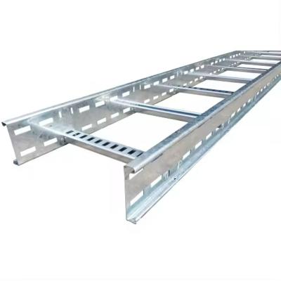 China Steel Raw Material Cable Tray with Solid Bottom Support Type and Powder Coated Finish for sale
