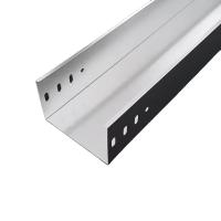 China ISO Certified Trough Cable Trays Galvanized Finish Wall Mount Installation for sale