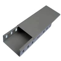 China Medium Duty Load Capacity Trough Cable Trays for Wall Mount Installation and Various Cable Types Compatibility for sale