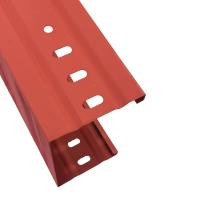 China Steel Cable Tray with Wall mounted Installation Ventilated and Perforated Trough for sale