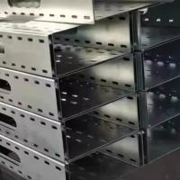 China Flexible and Adjustable Hot Dip Galvanized Cable Tray Width 50mm-1000mm for sale
