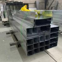 China Commercial Hot Dip Galvanized Cable Tray Height 50mm-1000mm Ventilation Groove Perforation Groove for sale