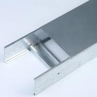 China Industrial Zinc Coated Wire Tray System With Ventilation Groove And Perforation Groove for sale