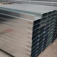 China Hot Dip Galvanized Cable Tray Made Of Galvanized Steel For Commercial Applications Height 50mm-1000mm for sale