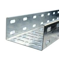 China 100mm Width Corrosion-resistant Cable Ladder for Customized Cable Tray Length and Custom Length for sale