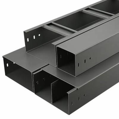 China Polymer Flame Retardant Materials Fireproof Cable Tray for Easy Installation Steel Construction for sale