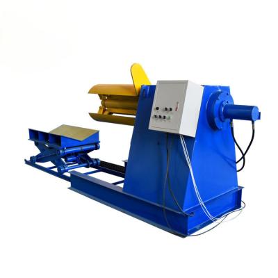 China Metal HG505 Hydraulic Manual Sheet Decoiler For Metal Roof Equipment for sale