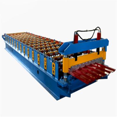 China Hydraulic 5T Roof Panel Roll Forming Machine Color Steel Galvanized Plate Material for sale