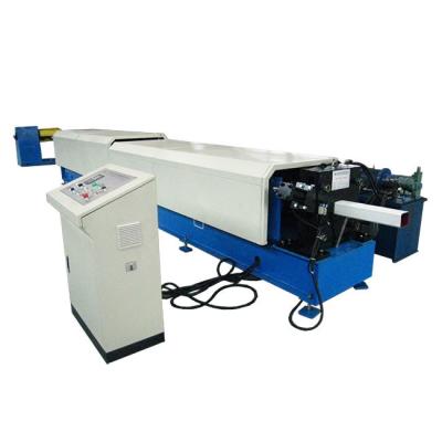 China Panel roll forming machine House material steel roof gutters downspout roll forming machine for sale