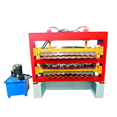 China Metal Roofing Sheet Corrugating Iron Sheet Roll Forming Making Machine Cold Galvanizing Line for sale