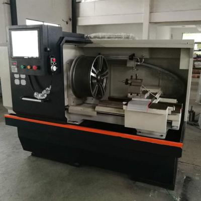 China AWR25 Horizontal Upgraded Alloy Wheel Rim Diamond Cutting Repair CNC Lathe Machine for sale