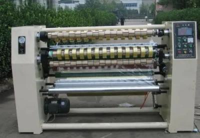 China Transparent BOPP Packing Jumbo Roll Tape Slitting Machine for sale