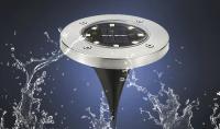 China 5W Solar Powered LED Garden Lights IP44 Rechargeable 8 LED for sale