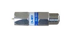 China Brass 54MHz RF High Pass Filter Male Connector 75 Ohms for sale
