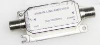 China 500mA Satellite Inline Amplifier Signal Booster 20dB 2400MHz for sale