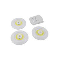 China 4.5V Undermount LED Cabinet Lights 80lm 90mm COB Puck Light for sale