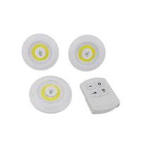 China 4.5V Undermount LED Cabinet Lights 80lm 90mm COB Puck Light for sale