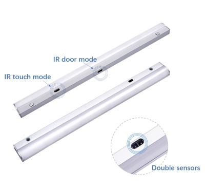 China 300mm Undermount LED Cabinet Lights Aluminum Infrared Induction for sale