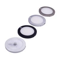 China 60lm/W Round Led Under Cabinet Lights 12V 3W Ultra Slim for sale
