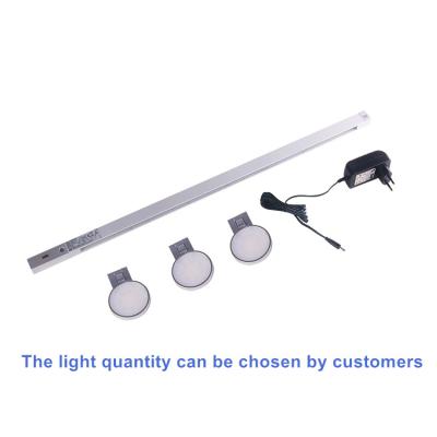 China 600mm Undermount LED Cabinet Lights SMD2835 IR Motion Sensor Pantry Light for sale