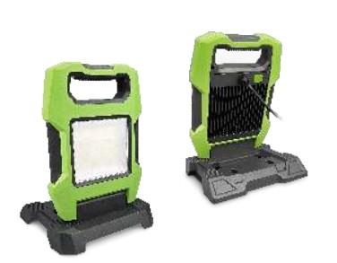China 40W 220V Portable LED Work Light Stand 4000lm Cordless Rechargeable for sale