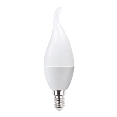 China IP20 C37 LED Light Bulb E14 E27 Holder Aluminum Plastic Housing for sale