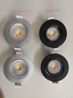 China IP54 7W CCT Changeable Downlight PBT Aluminum Silver SMD2835 for sale