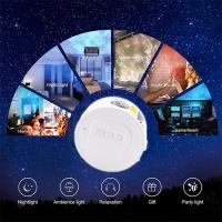 China 15.2cm 7.4cm Water Wave LED Projector Light 100V Moon Star Night Light for sale