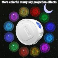 China Rechargeable ABS LED Disco Party Light 7.5W Starry Sky Projector Night Light for sale