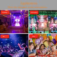 China Rechargeable ABS LED Disco Party Light 7.5W Starry Sky Projector Night Light for sale