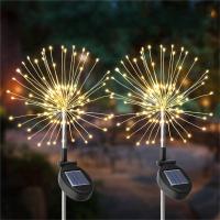 China 69cm Stainelss Steel Solar Firework Light RoHS Solar Tree Lights Outdoor for sale