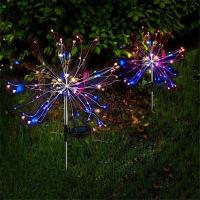 China 69cm Stainelss Steel Solar Firework Light RoHS Solar Tree Lights Outdoor for sale