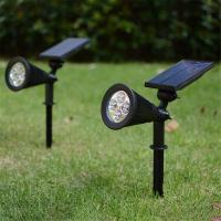 China 8H Solar Powered LED Ground Lights IP44 Landscape Spotlights for sale