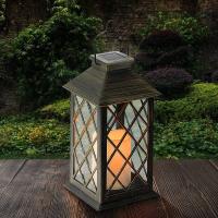 China Wireless Outdoor Decorative Solar Lanterns IP44 0.06W Warm White for sale