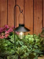 China 8H Vintage Hanging Solar Lanterns RoHS With Shepherds Hook for sale