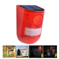 China 3in Solar Outdoor Motion Sensor Light With Alarm Wireless for sale