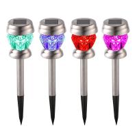 China 1.2V Solar Powered LED Ground Lights Acrylic Stainless Steel for sale