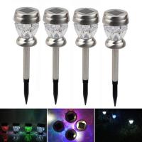 China 1.2V Solar Powered LED Ground Lights Acrylic Stainless Steel for sale