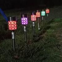 China 35.5cm Solar Powered LED Ground Lights Waterproof 2W Stainless Steel for sale