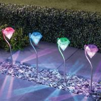 China Eco Solar Powered LED Ground Lights Rechargeable Battery for sale