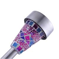 China IP44 Solar Powered Mosaic Glass Garden Lights 2W 5000K for sale